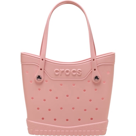 CROCS | Bags | Crocs Medium Powder Pink Tote Bag Nwt | Poshmark